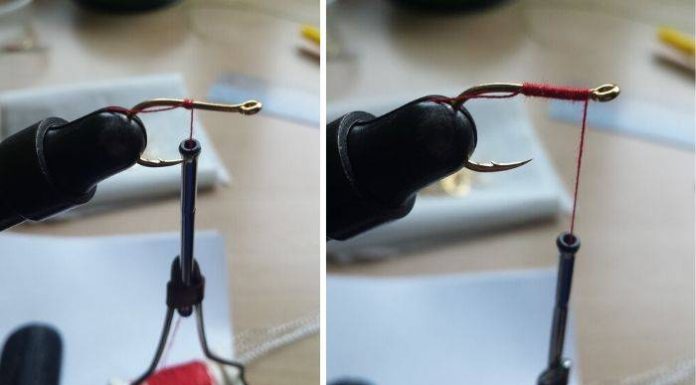 Cara Ikat Flasher Rambu-Ramba Pada Assist Hook